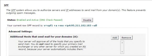 How to Add spf Record in cPanel - cPanel Plesk