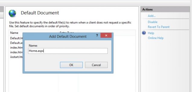 IIS default document 3 - cPanel Plesk IIS default document 3 - cPanel Plesk