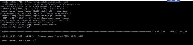 install-wordpress-on-centos-cpanel-plesk