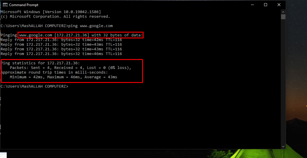How to Ping & Traceroute Tests - cPanel Plesk