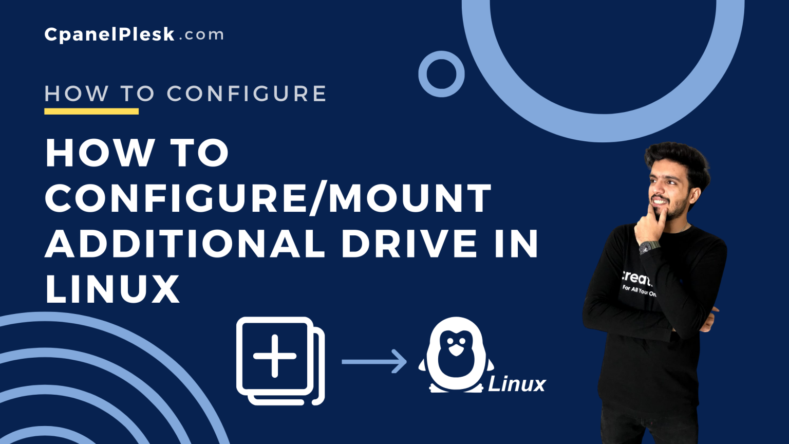 How to configure/mount additional Drive in Linux - cPanel Plesk